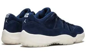 JORDAN Air Retro Low "re2pect" Suede Sneakers - Binary Blue/sail