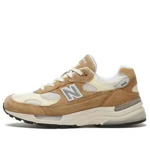 NEW BALANCE 992 Made In Usa "sweet Caramel - Tan/white