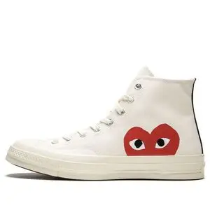 CONVERSE Comme Des Garçons X Converse Chuck 70 Hi /white/red