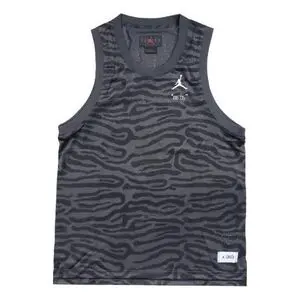 JORDAN Dri-fit Sport Breakfast Club Mesh Jersey - Black/multi-color