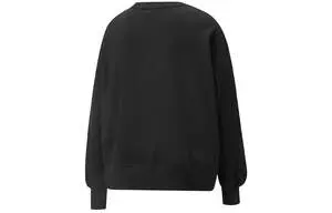 PUMA Classics Logo Embroidery Round-neck Sweatshirt