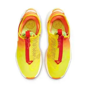 Nike Pg "hot Sauce" Basketball Sneakers - Yellowred
