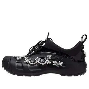 CROCS X Simone Rocha Embellished Low Top Sneakers - Black