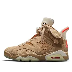JORDAN Retro Travis Scott - British Khaki/sail/bright Crimson