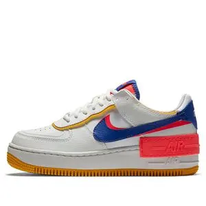 Nike (wmns) Nike Air Force 1 Shadow 'white Crimson Blue' White/blue/red