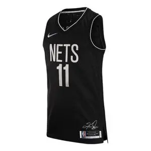Nike X Nba Brooklyn Nets Icon Edition Kyrie Irving 11 Jersey - Black/multi-color