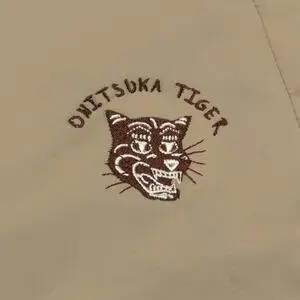 Onitsuka Tiger Embroidered Bomber Jacket - Khaki