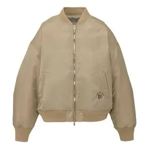 Onitsuka Tiger Embroidered Bomber Jacket - Khaki