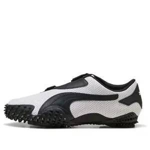 PUMA Mostro Perforated Leather Sneakers - White/black
