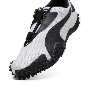 PUMA Mostro Perforated Leather Sneakers - White/black