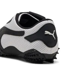 PUMA Mostro Perforated Leather Sneakers - White/black