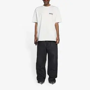 Balenciaga Political Campaign Large Fit T-shirt - White