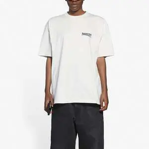 Balenciaga Political Campaign Large Fit T-shirt - White