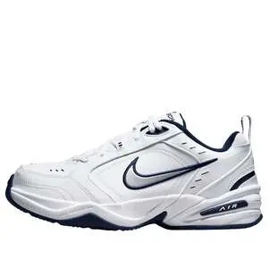 Nike Nike Air Monarch IV Training Sneakers White/metallic Silver-midnight Navy