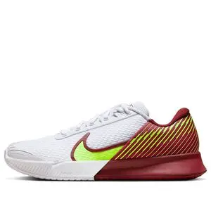 Nike Nike Court Air Zoom Vapor Pro 2 HC Sneakers White/team Red/lime Blast