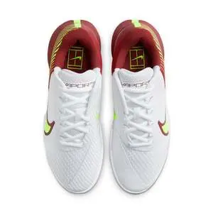 Nike Court Air Zoom Vapor Pro 2 Hc Sneakers - White/team Red/lime Blast
