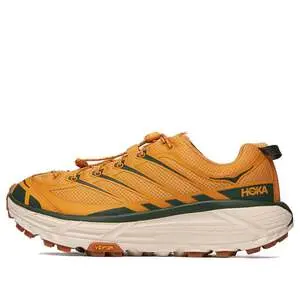 Hoka One One Mafate Three2 Athletic Sneakers - Gold/yellow