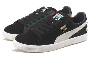 PUMA The Hundreds X Clyde "color Blocking" Low Top Sneakers - Black