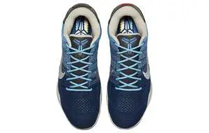 Nike Kobe Elite Low Athletic Sneakers - Silver/blue