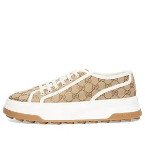 Gucci Gg Sneaker Interlocking G Beige - Beige/ebony