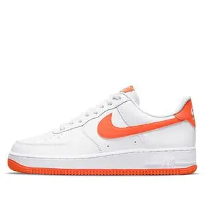 Nike Force 1 '07 Low Top Sneakers - White/orange