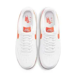 Nike Force 1 '07 Low Top Sneakers - White/orange