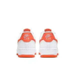 Nike Force 1 '07 Low Top Sneakers - White/orange