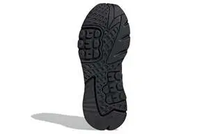 Adidas Nite Jogger "metallic Blue Boost" Low Top Sneakers - Core Black/carbon