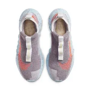 Nike Space Hippie 02 "this Is Trash" Casual Sneakers - Graybluered