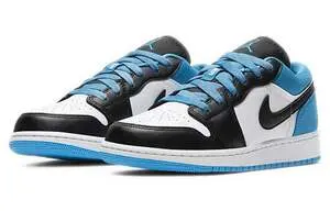 JORDAN 1 Low Se "laser Blue" Sneakers - Black/laser Blue/white