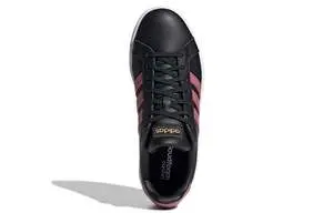 Adidas Neo Grand Court Sneakers - Black/pink