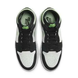 JORDAN 1 Zoom Cmft 2 High Top Sneakers - White/black/honeydew
