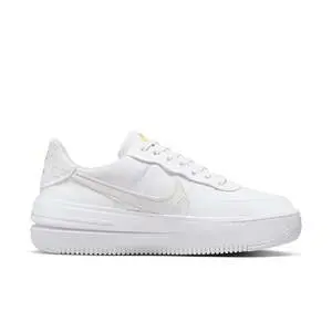 Nike Force 1 Plt.af.orm 'white Yellow Ochre' Sneakers - White/yellow