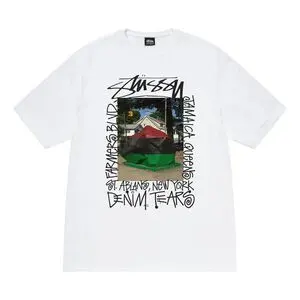 StÜssy X Denim Tears Farmers Blvd Tee - White