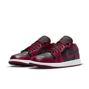 JORDAN 1 Low "dark Beetroot - Black/red