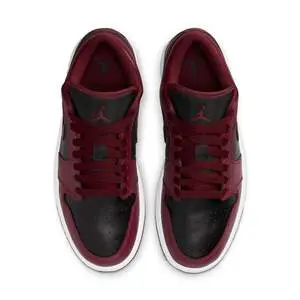 JORDAN 1 Low "dark Beetroot - Black/red