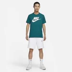 Nike As Nsw Tshirt Icon Futura 'teal - Teal/white