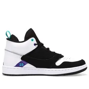 JORDAN Air Fadeaway High Top Sneakers - White/black/blue