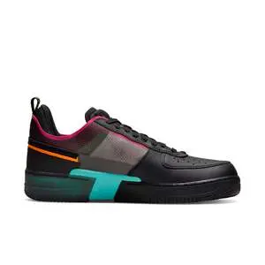 Nike Force 1 React Sneakers - Black/yellow