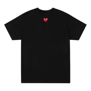 Play Comme Des Garcon Ss25 Heart Back Emblem T-shirt
