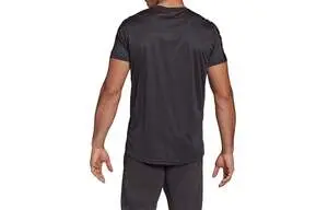 Adidas Own The Run Short Sleeve Performance Tee - Black