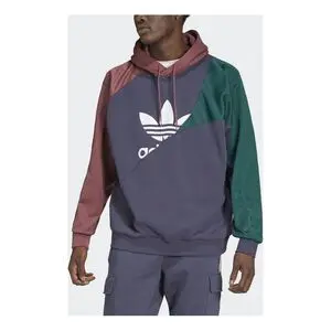 Adidas Originals Logo Printing Colorblock Navy Blue - Default Color