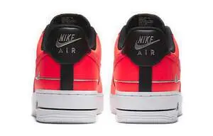Nike Force 1 '07 Lv8 'double Air Pack' Laser Crimson - Red/black