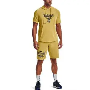 Under Armour Project Rock Terry Short Sleeve Hoodie