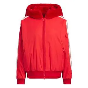 Adidas Reversible Faux Fur Hooded Jacket
