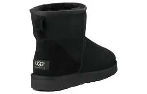 UGG Classic Mini Fleece Lined Boots - Black