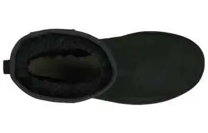 UGG Classic Mini Fleece Lined Boots - Black