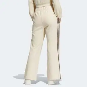 Adidas Flared Tracksuit Bottoms - Beige