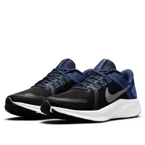 Nike Quest 4 Low Top Athletic Sneakers - Black/blue/white