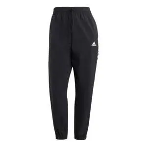 Adidas Essentials 3-stripes Woven 7/8 Pants - Black
